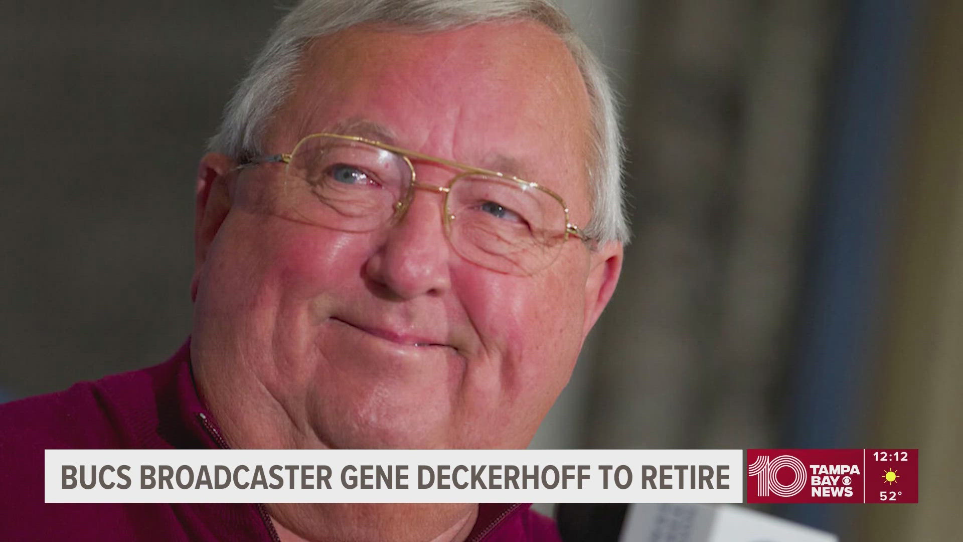 Gene Deckerhoff, legendary Tampa Bay Bucs play-by-play announcer ...