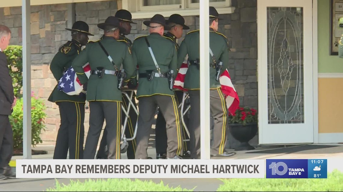 Bay area remembers Deputy Michael Hartwick during procession to Tarpon ...
