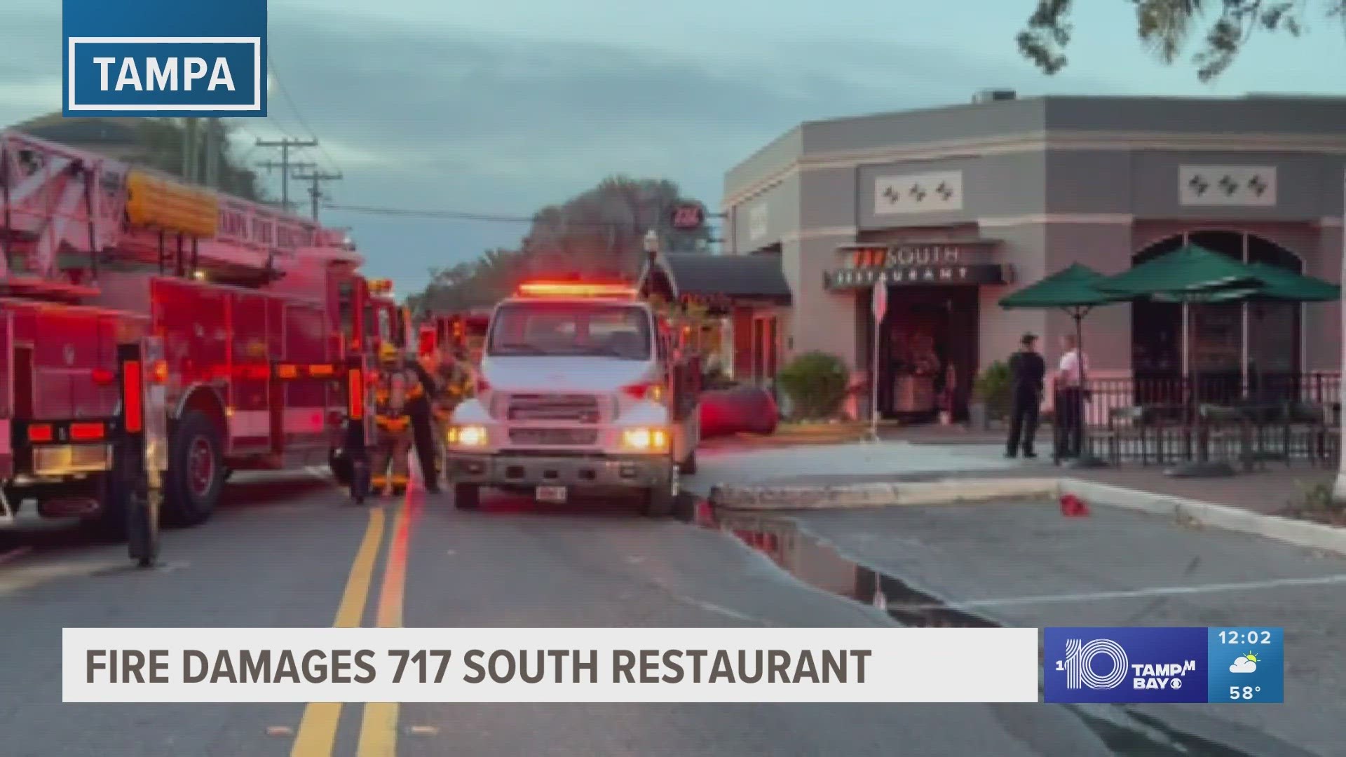 Fire damages popular restaurant 717 South | wtsp.com