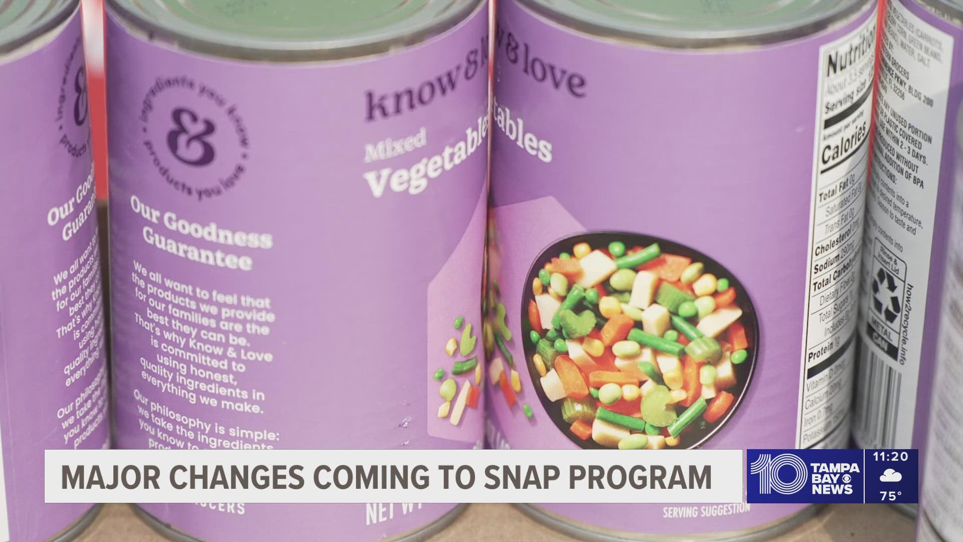 USDA announces major changes to SNAP benefits | wtsp.com