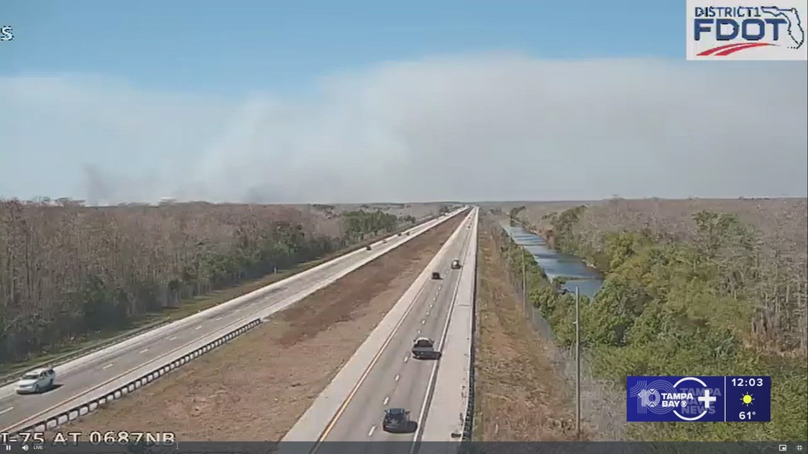 25,000-acre wildfire burns near I-75 in Collier County | wtsp.com