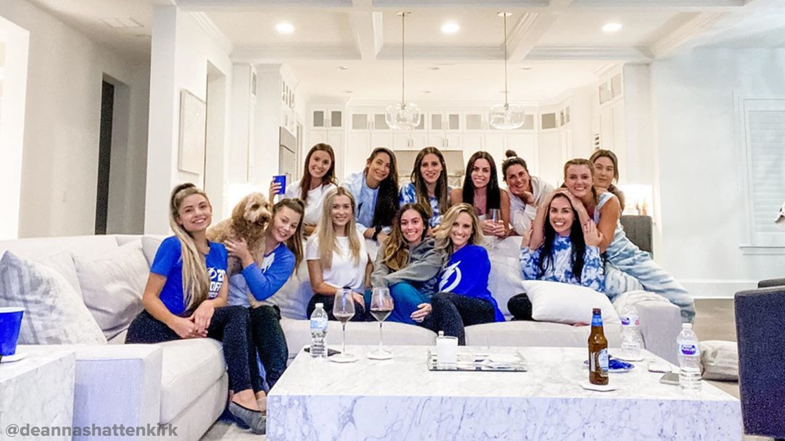 Lightning ladies watch Tampa Bay win the Stanley Cup | wtsp.com