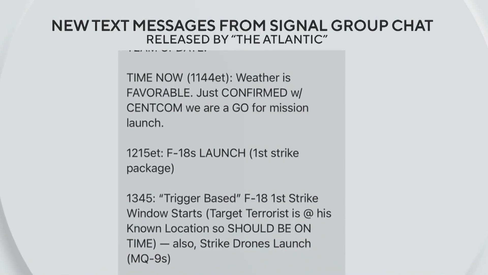The Atlantic releases the entire Signal chat showing Hegseth's detailed ...