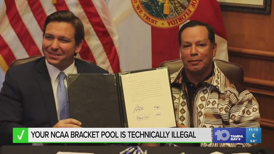 Yes, your NCAA bracket pool is technically illegal | wtsp.com