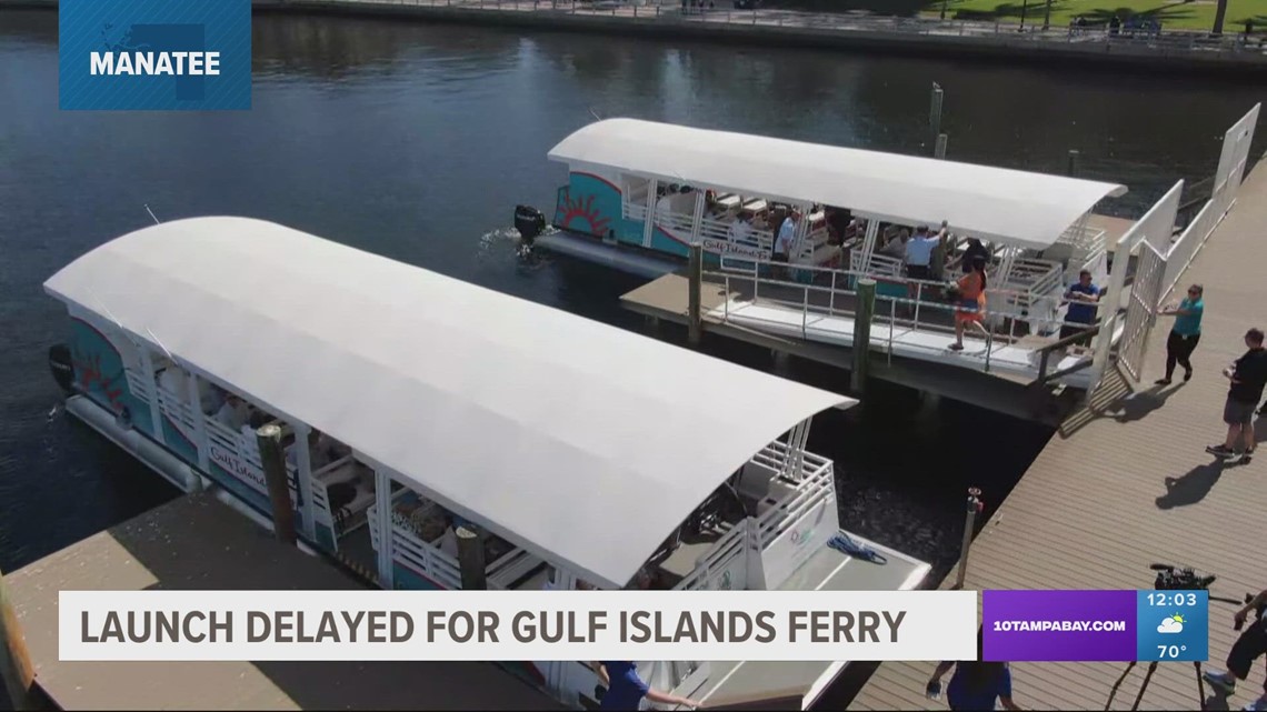 Gulf Islands Ferry service connecting mainland Bradenton to Anna Maria ...