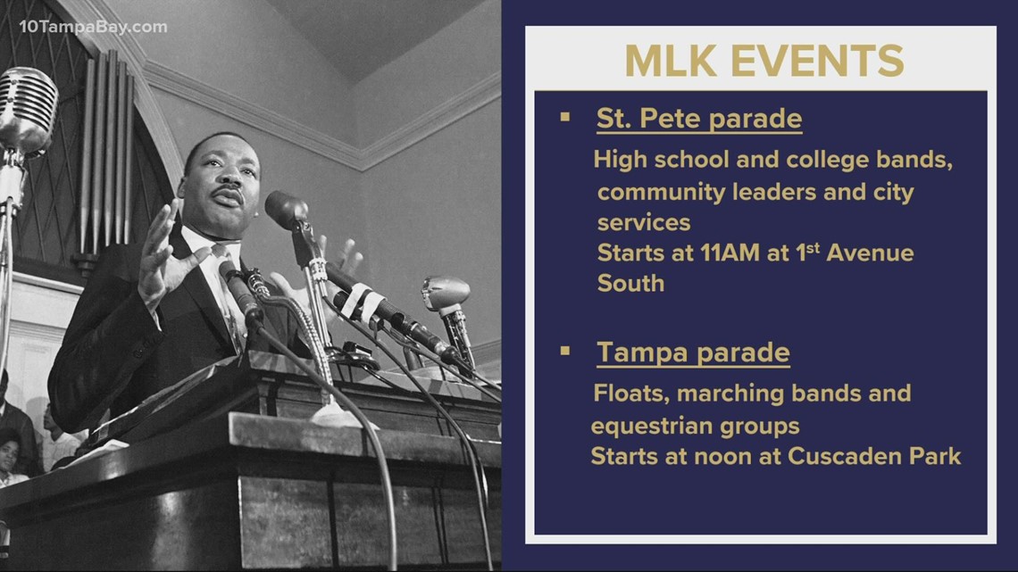 Tampa Bay area events celebrating Dr. Martin Luther King Jr. | wtsp.com