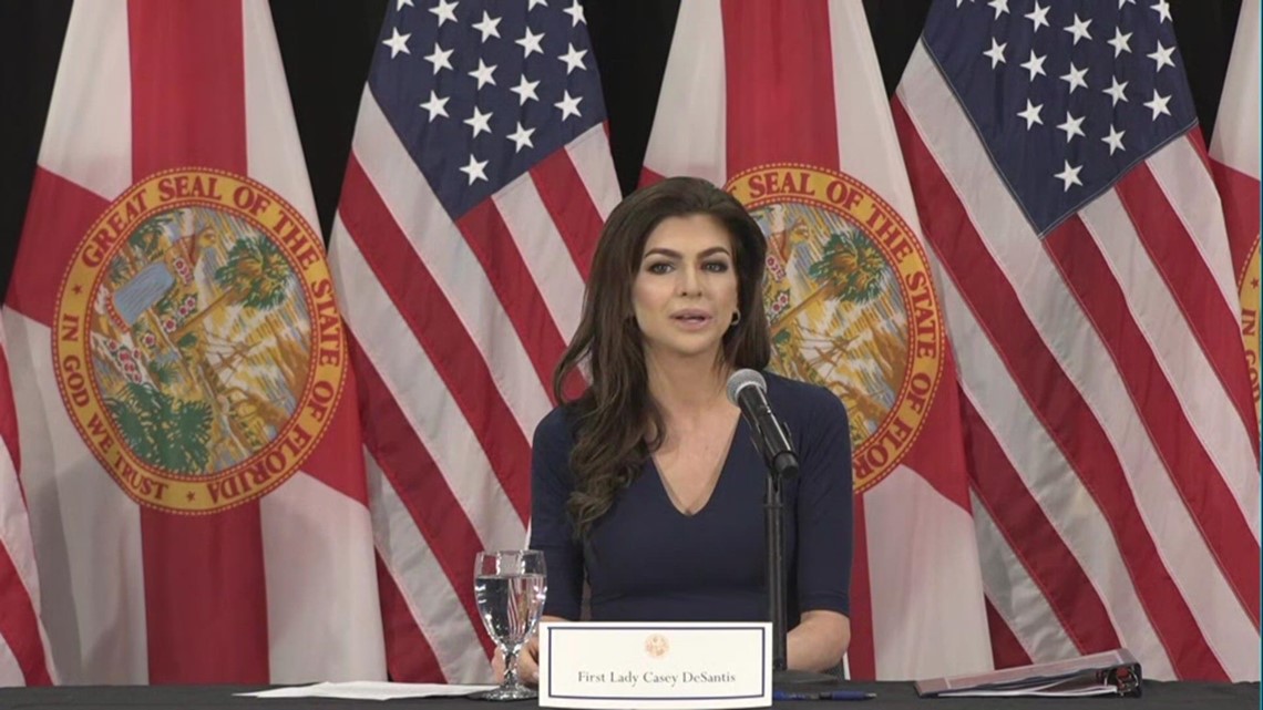 First Lady Casey DeSantis, surgeon general at USF in Tampa | wtsp.com