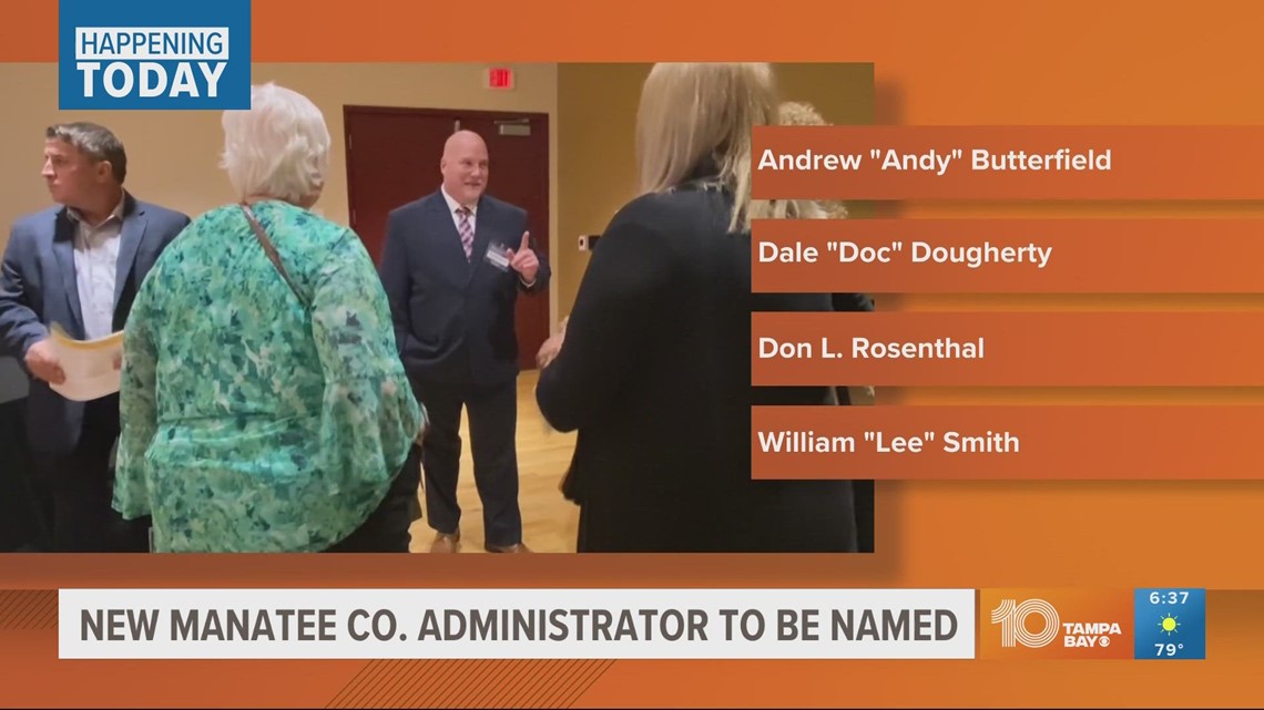 New Manatee County administrator to be named on Tuesday | wtsp.com