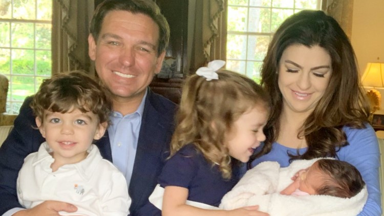 Gov. DeSantis and wife Casey welcome third child | wtsp.com