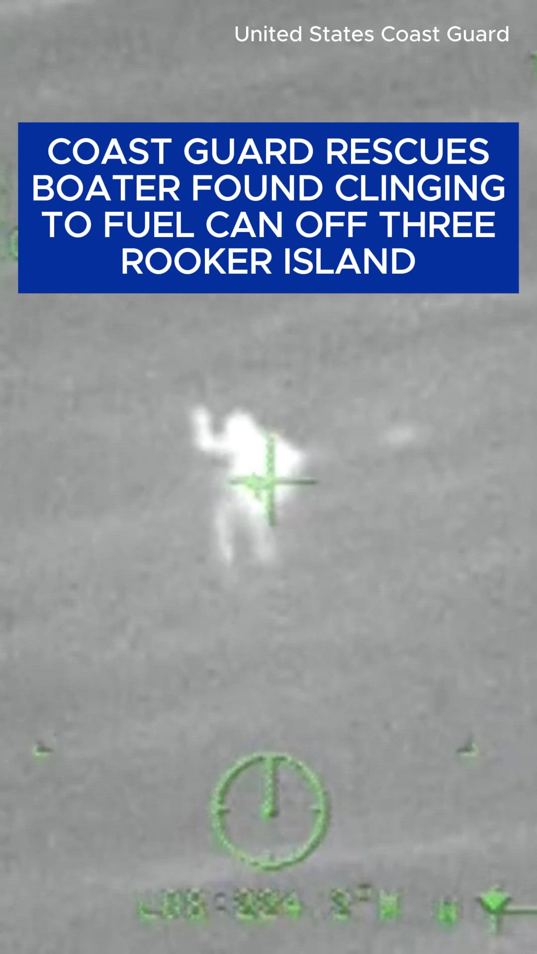 Coast Guard rescues boater found clinging to fuel can off Three Rooker ...