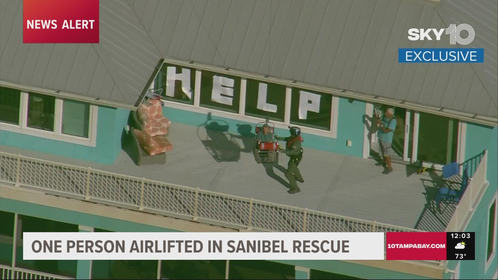 Exclusive video shows rescue in Sanibel | wtsp.com