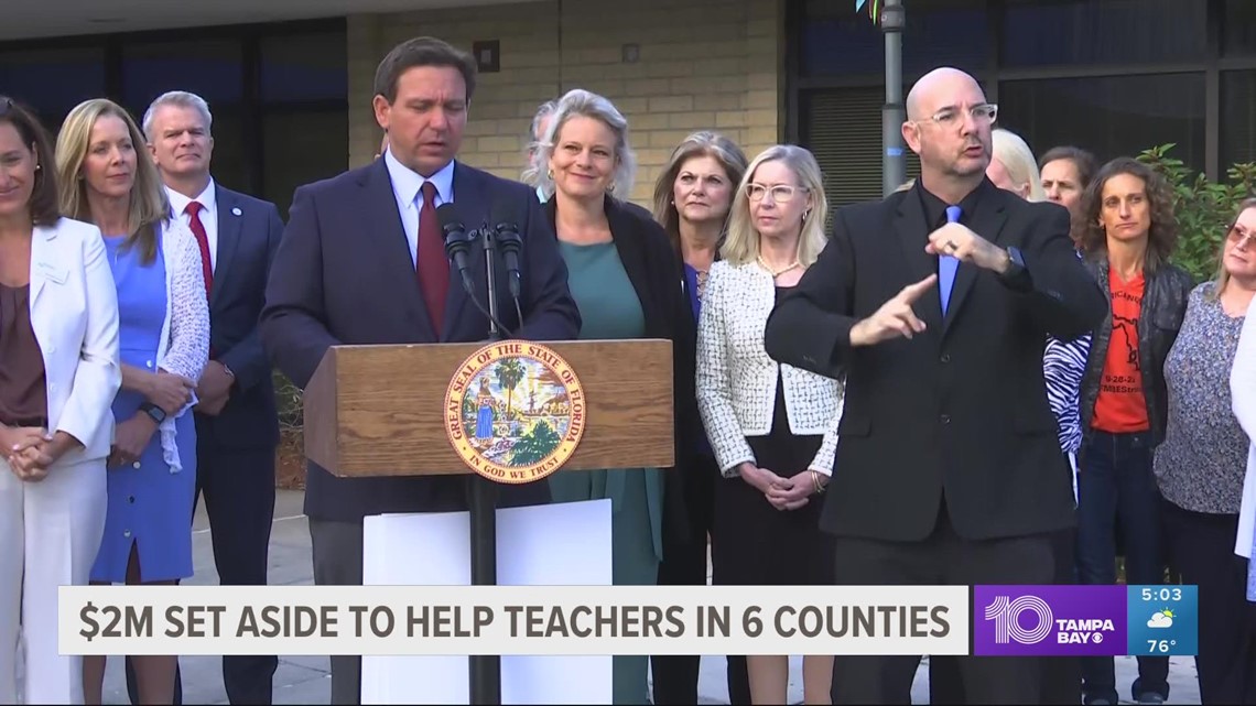 DeSantis: $2M headed to first responders affected by Hurricane Ian | wtsp.com