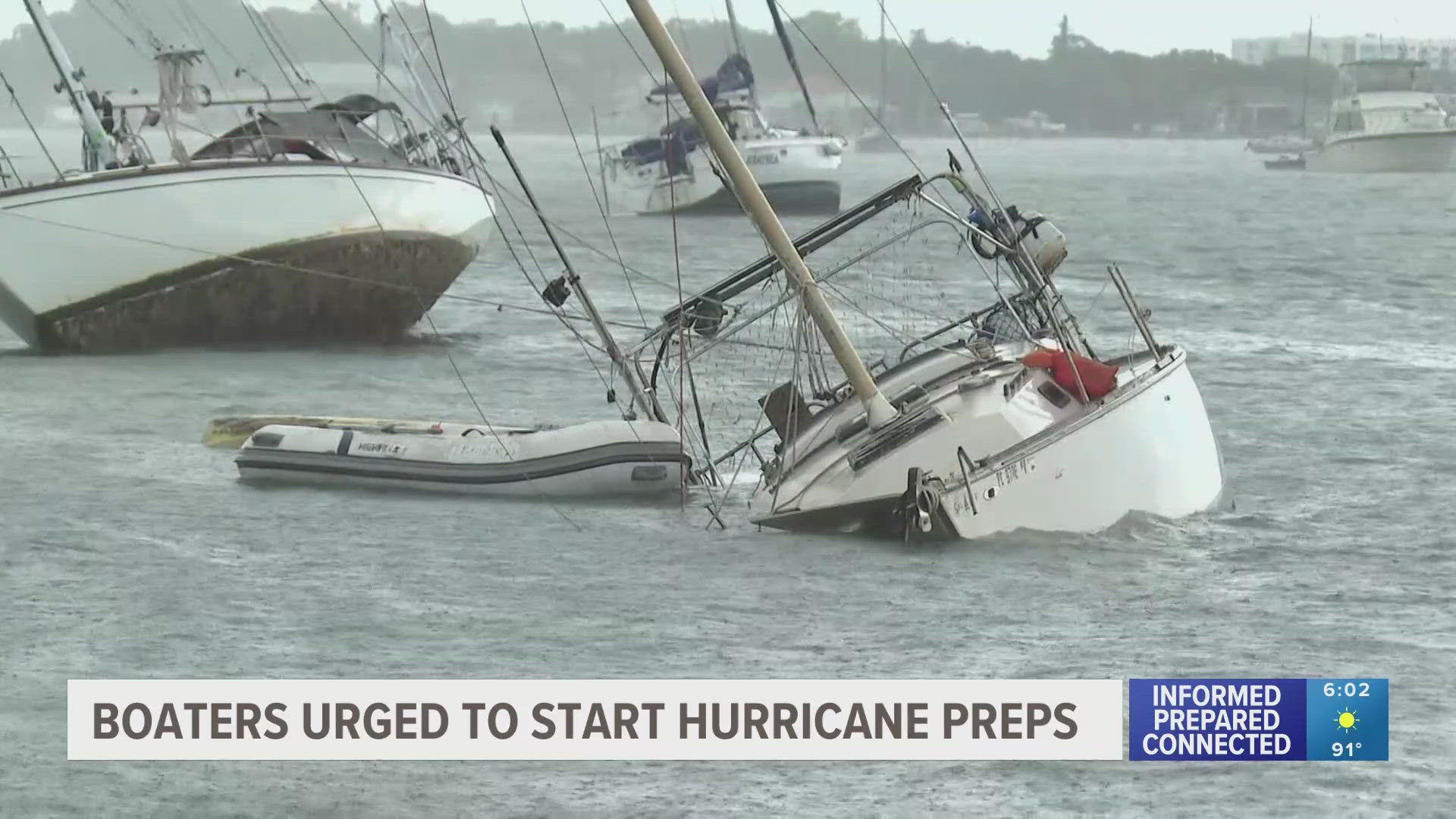 Officials in Florida urge boaters to have a hurricane preparedness plan ...