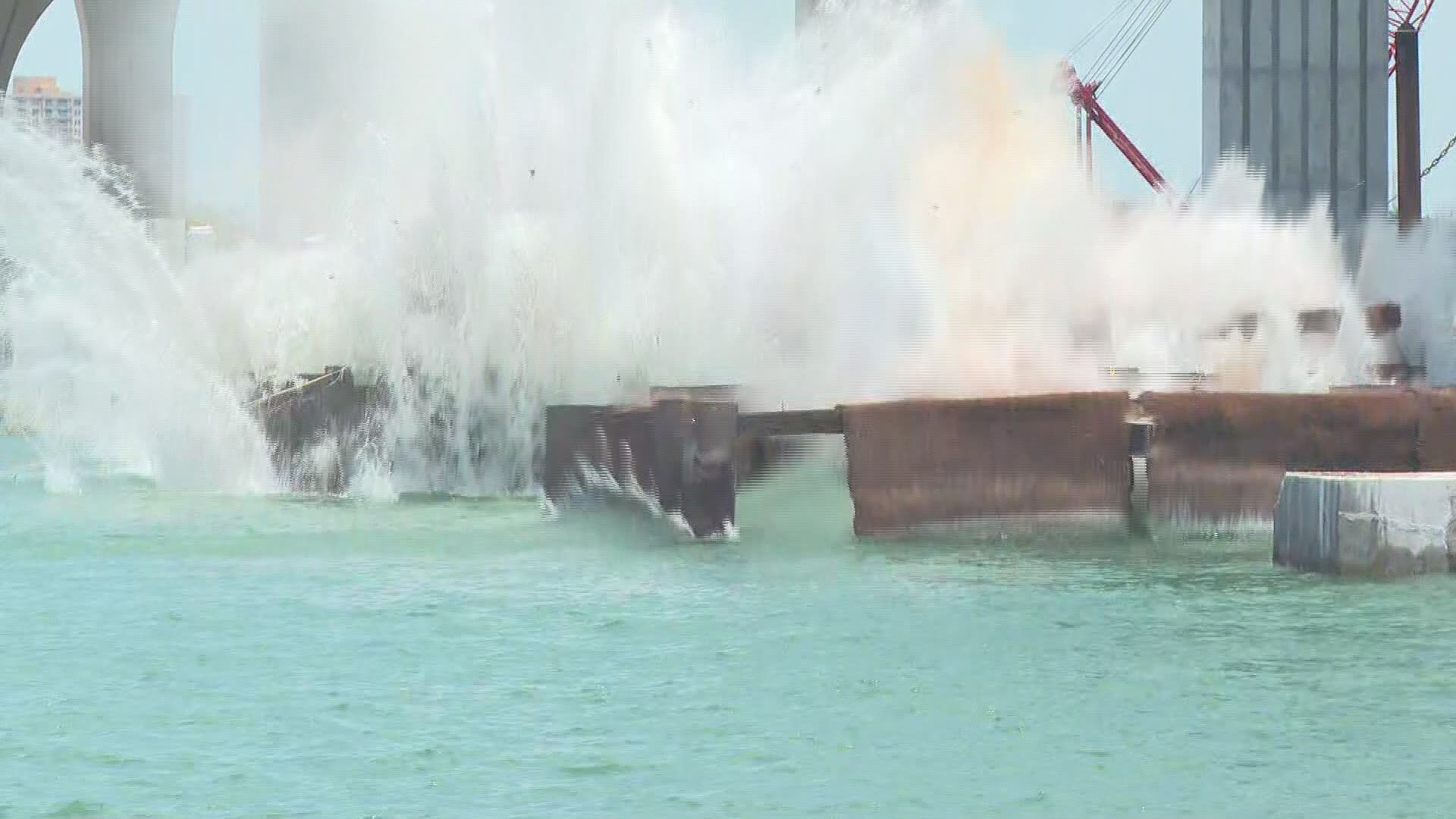 Underwater blasting done for Pinellas Bayway Bridge project | wtsp.com