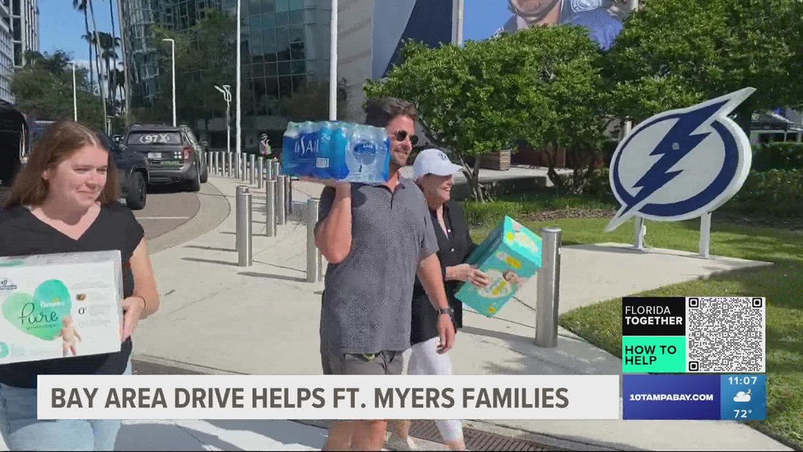 Tampa Bay area drive helps Ft. Myers families after Hurricane Ian | wtsp.com
