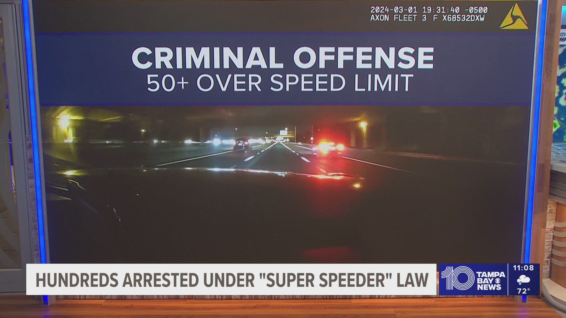More than 500 arrests made under Florida's 'Super Speeder' law | wtsp.com