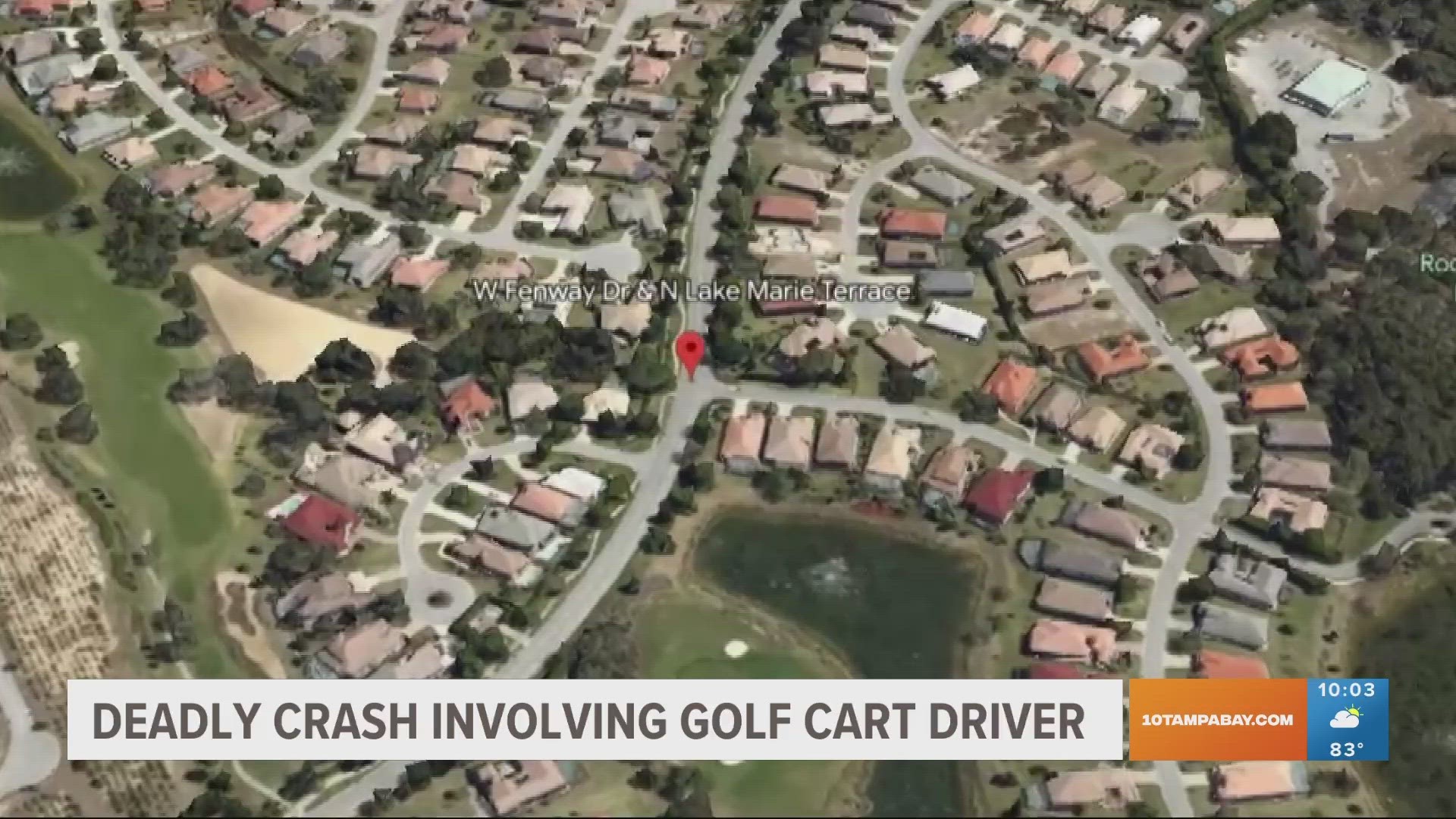 Man dead after golf cart crash in Citrus County | wtsp.com