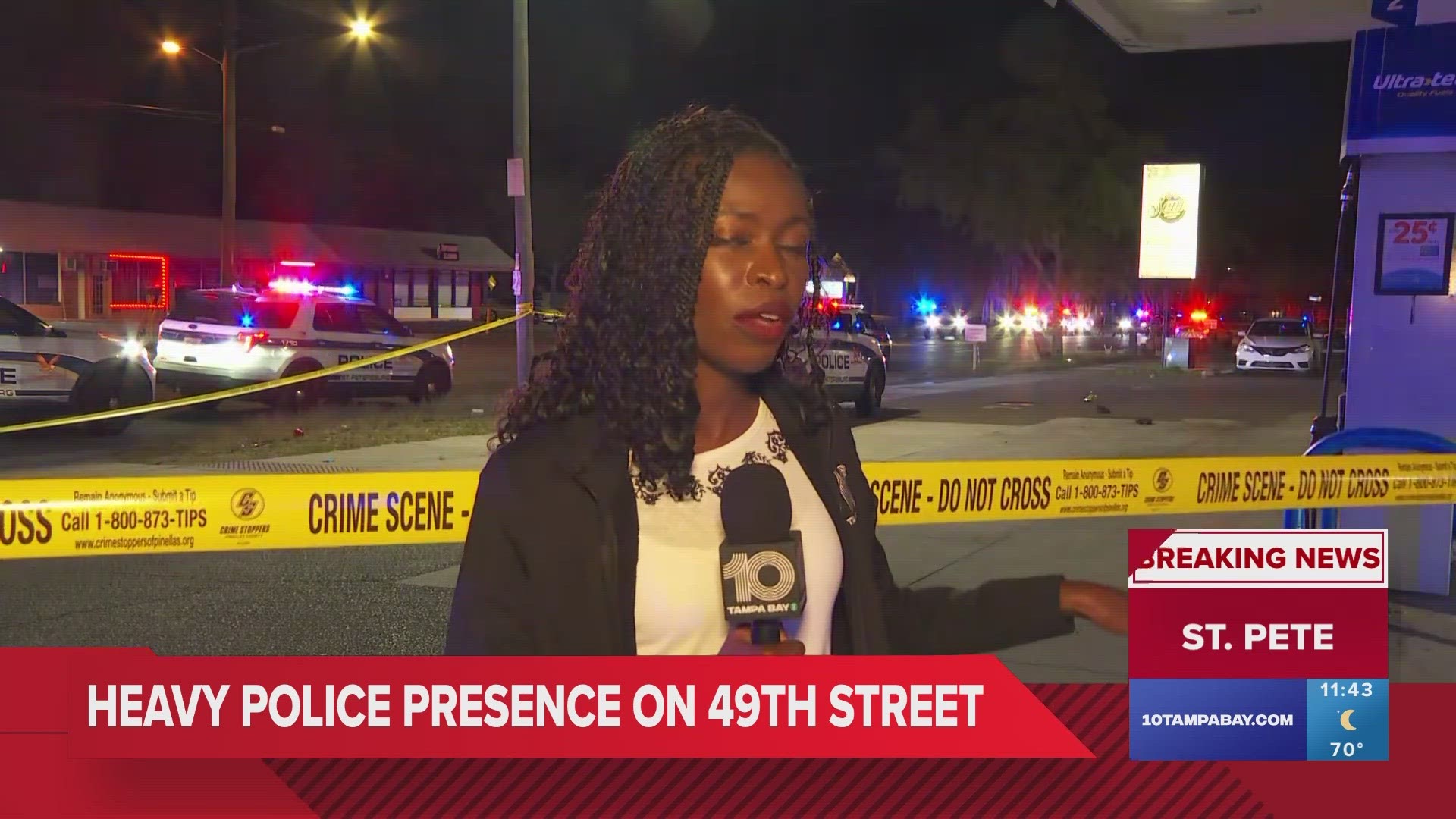 Heavy police presence on 49th Street in St. Pete | wtsp.com