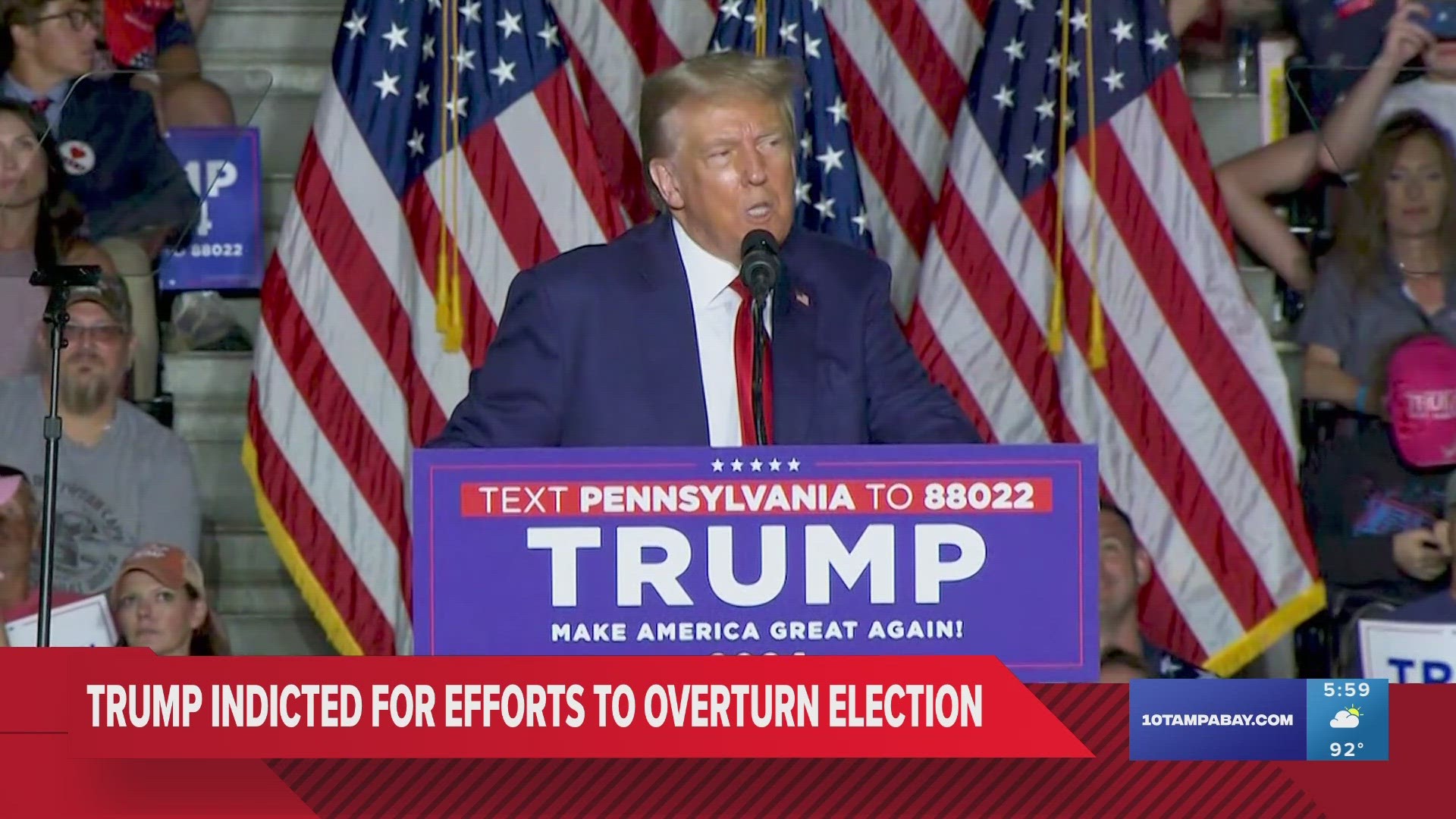 Donald Trump indicted for efforts to overturn 2020 election loss | wtsp.com