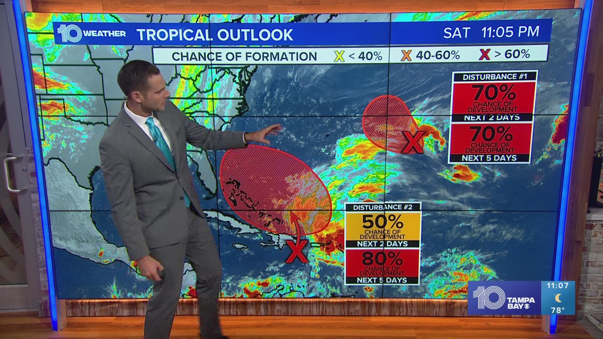 Tracking the Tropics: Tropical system will bring gusty winds and rain ...