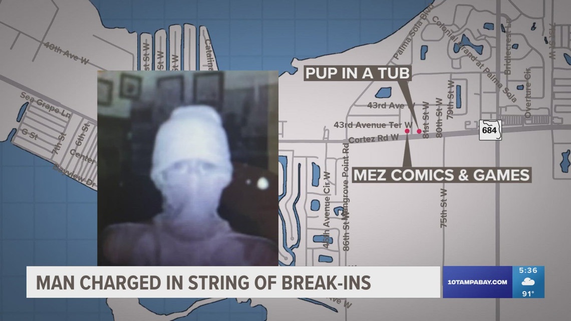 Manatee deputies catch man charged with break-ins | wtsp.com