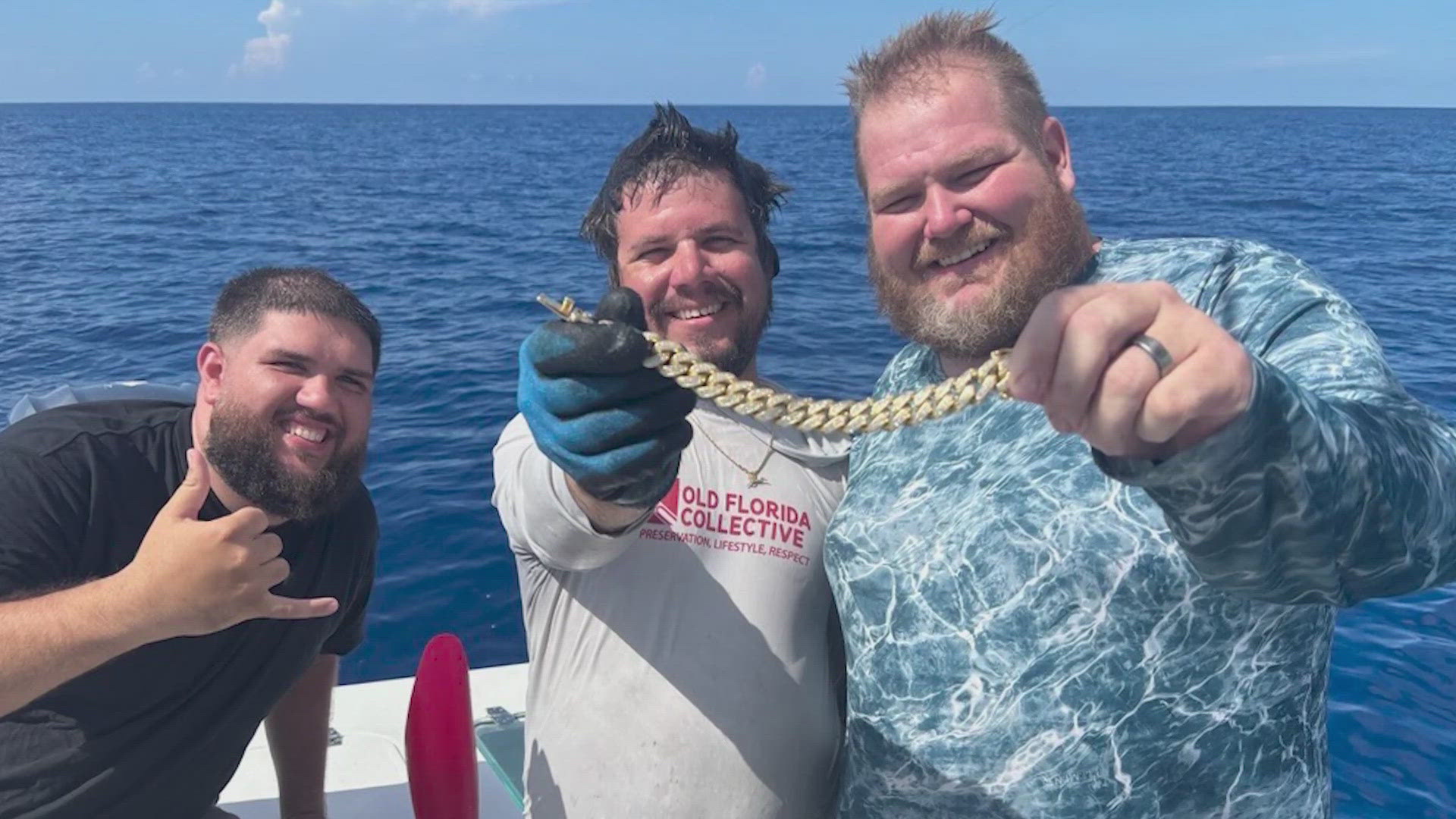 Tampa fishing charter captain lost a $25k gold bracelet on the bottom ...