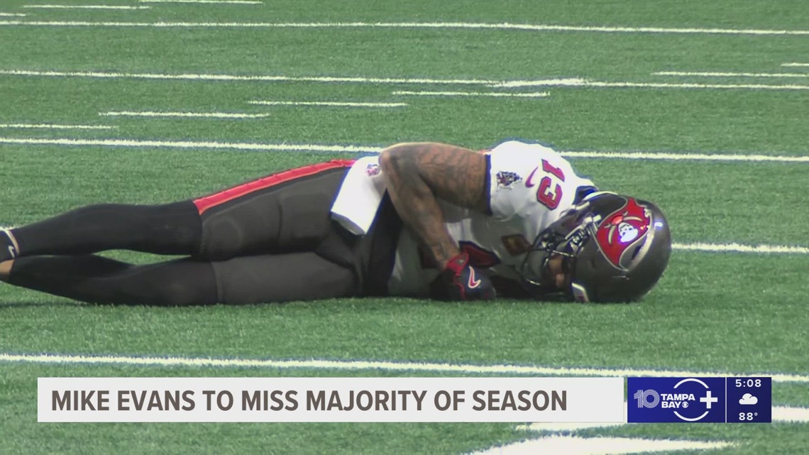 Tampa Bay Buccaneers, Mike Evans, to miss majority of the season after injury during game | wtsp.com