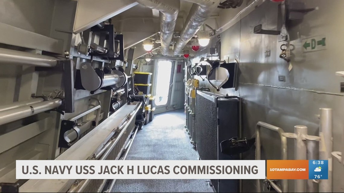U.S. Navy USS Jack H Lucas Commissioning will stream on Saturday | wtsp.com