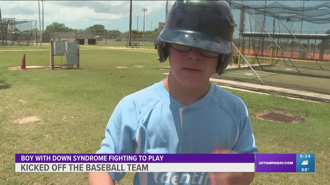 Boy with Down syndrome kicked off baseball team | wtsp.com