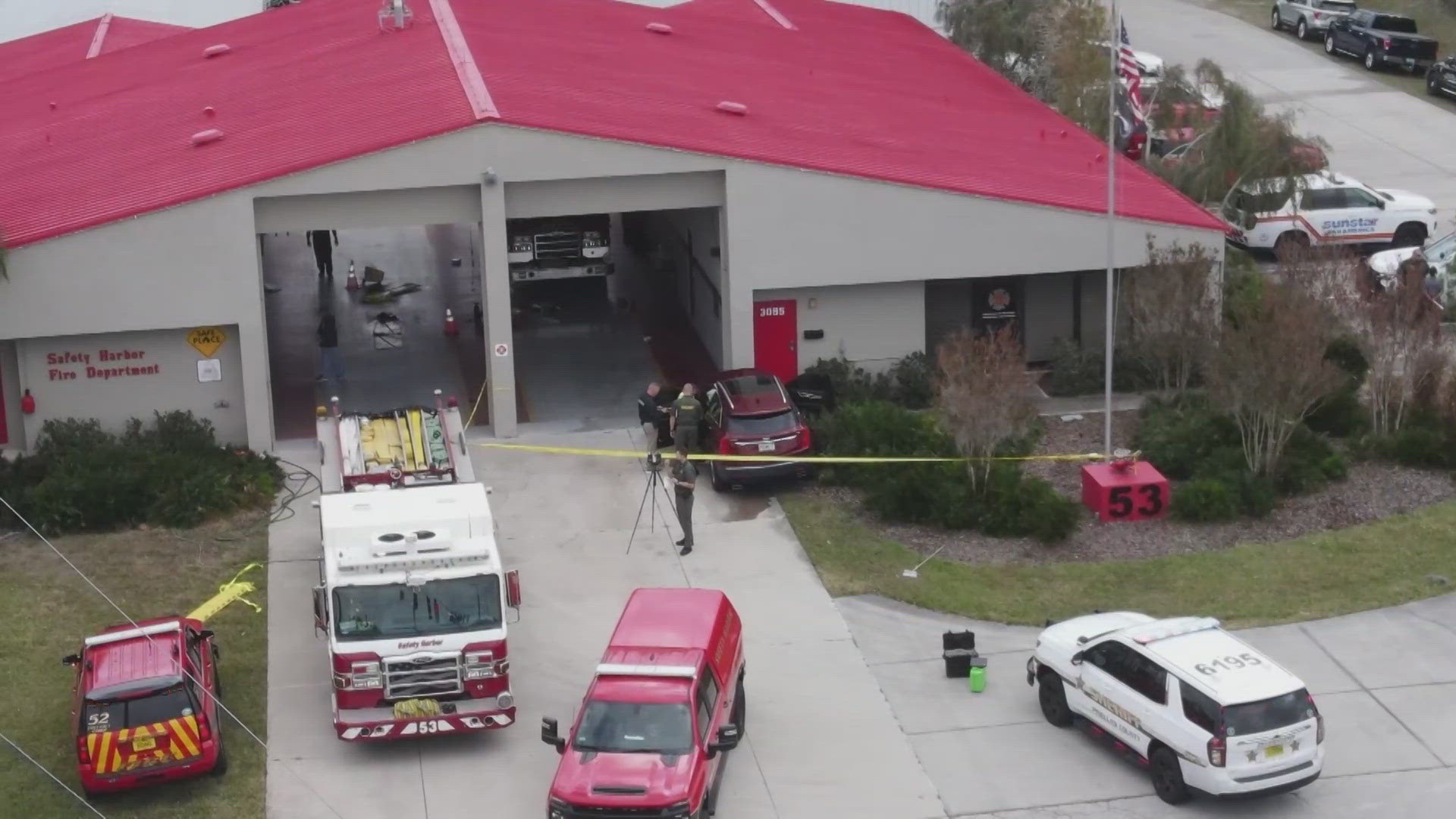 Firefighters hit by car at Safety Harbor fire station on McMullen Booth ...