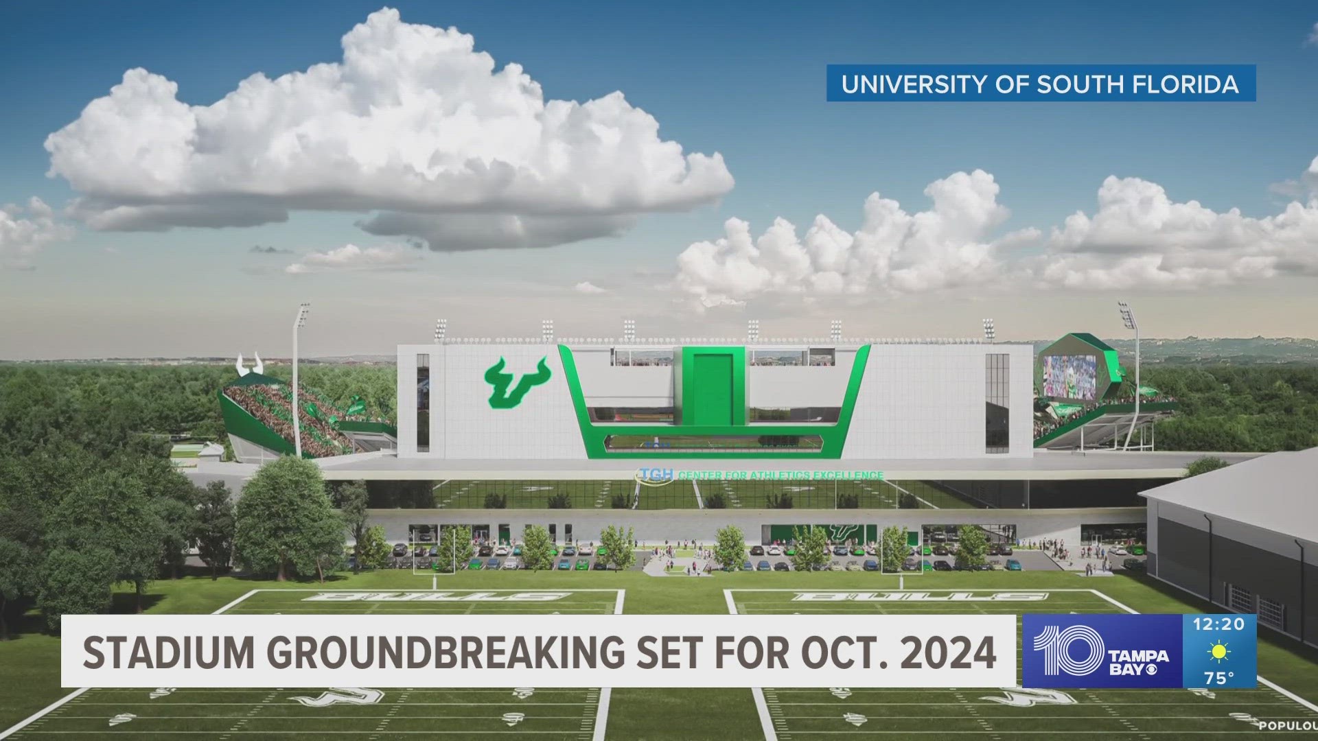 USF football stadium groundbreaking set for October 2024 | wtsp.com