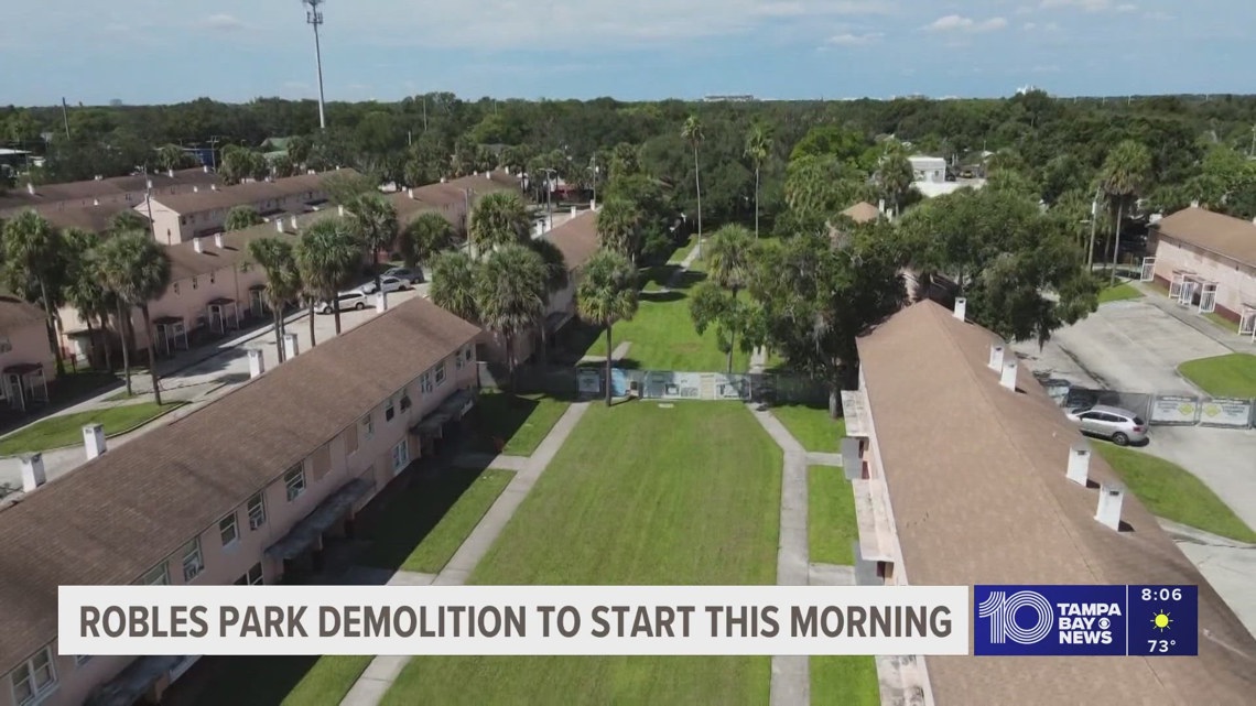 Demolition begins at Robles Park Village to make way for housing ...