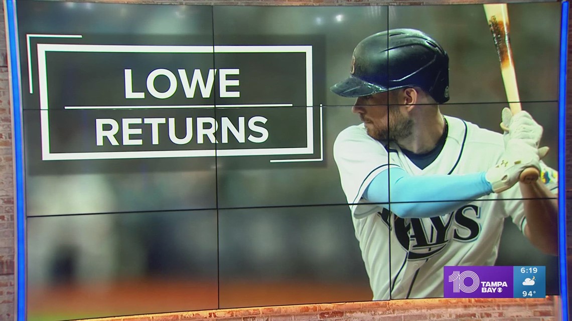 Rays slugger Brandon Lowe reinstated from IL after missing 26 games with back injury | wtsp.com
