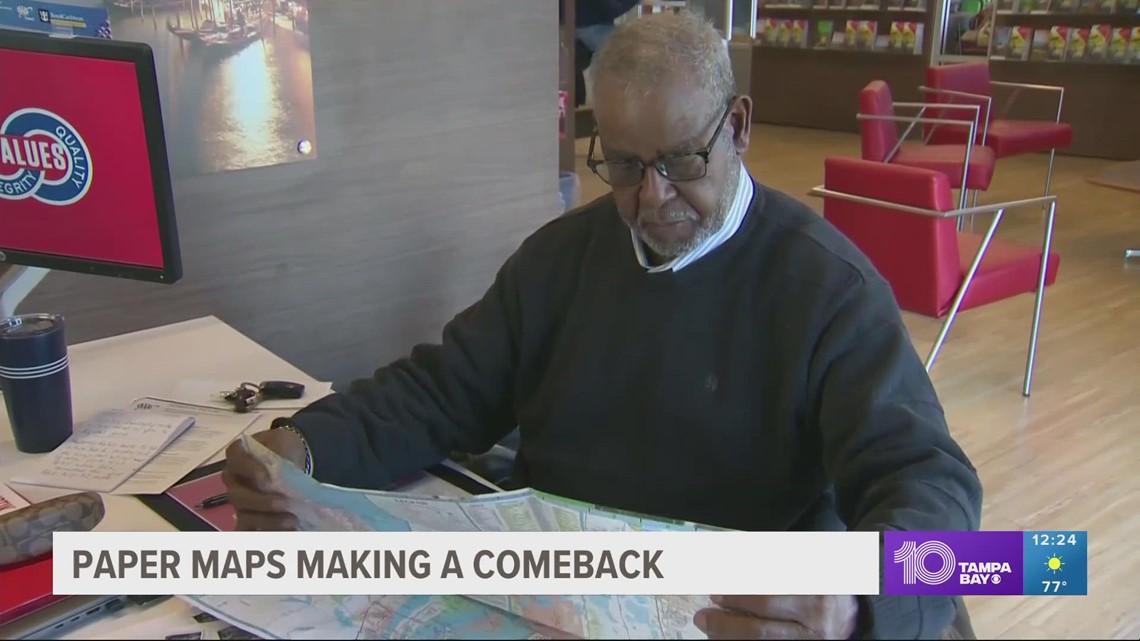 Paper maps are making a comeback | wtsp.com