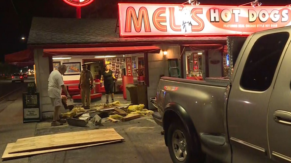 Car crashes into Mel's Hot Dogs | wtsp.com