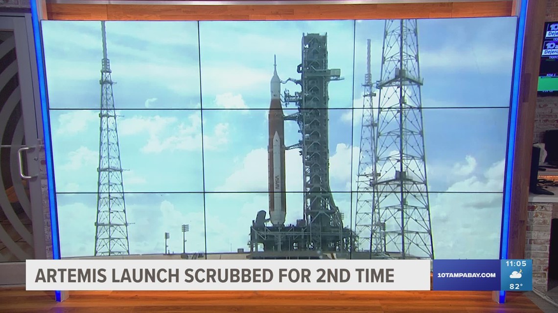 Fuel leak ruins NASA's 2nd shot at moon rocket launch, next try weeks ...