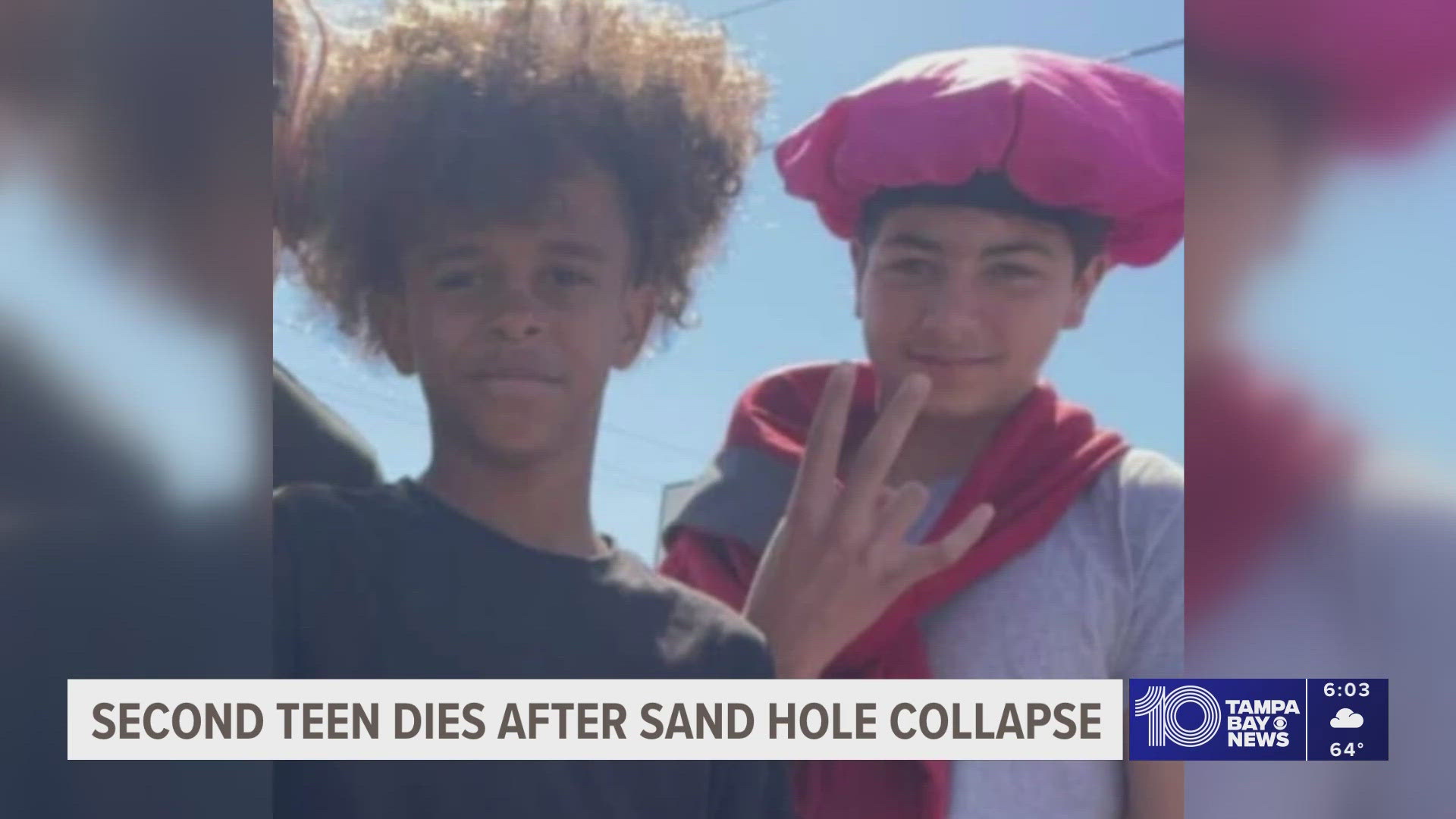 Second 14-year-old dies after falling into Citrus County sand hole ...