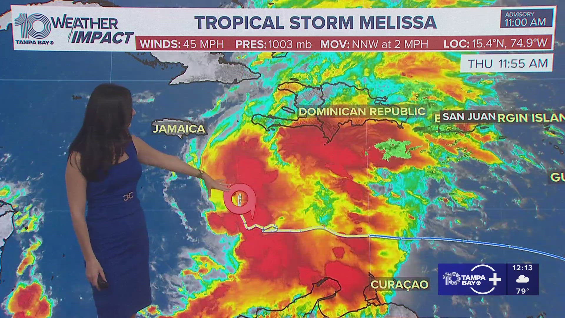Tracking the Tropics: Tropical Storm Melissa expected to bring flooding to Jamaica, Hispaniola ...