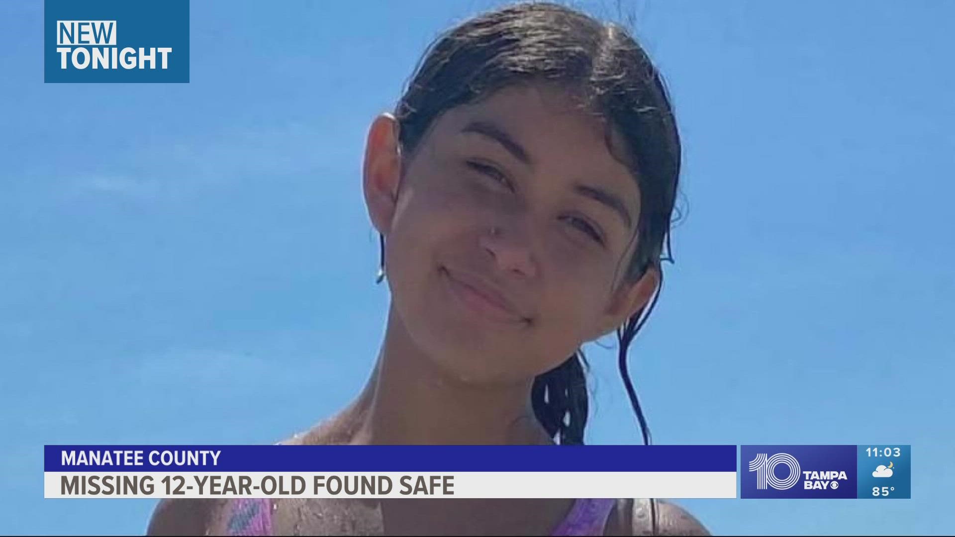 Family of missing Bradenton 12-year-old girl found safe | wtsp.com
