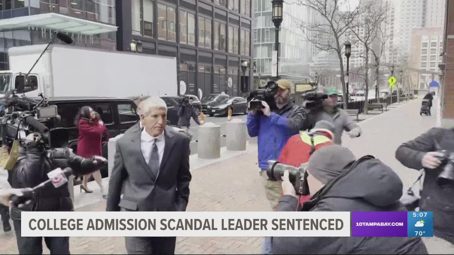 Ringleader in college admission scam sentenced to 3.5 years | wtsp.com