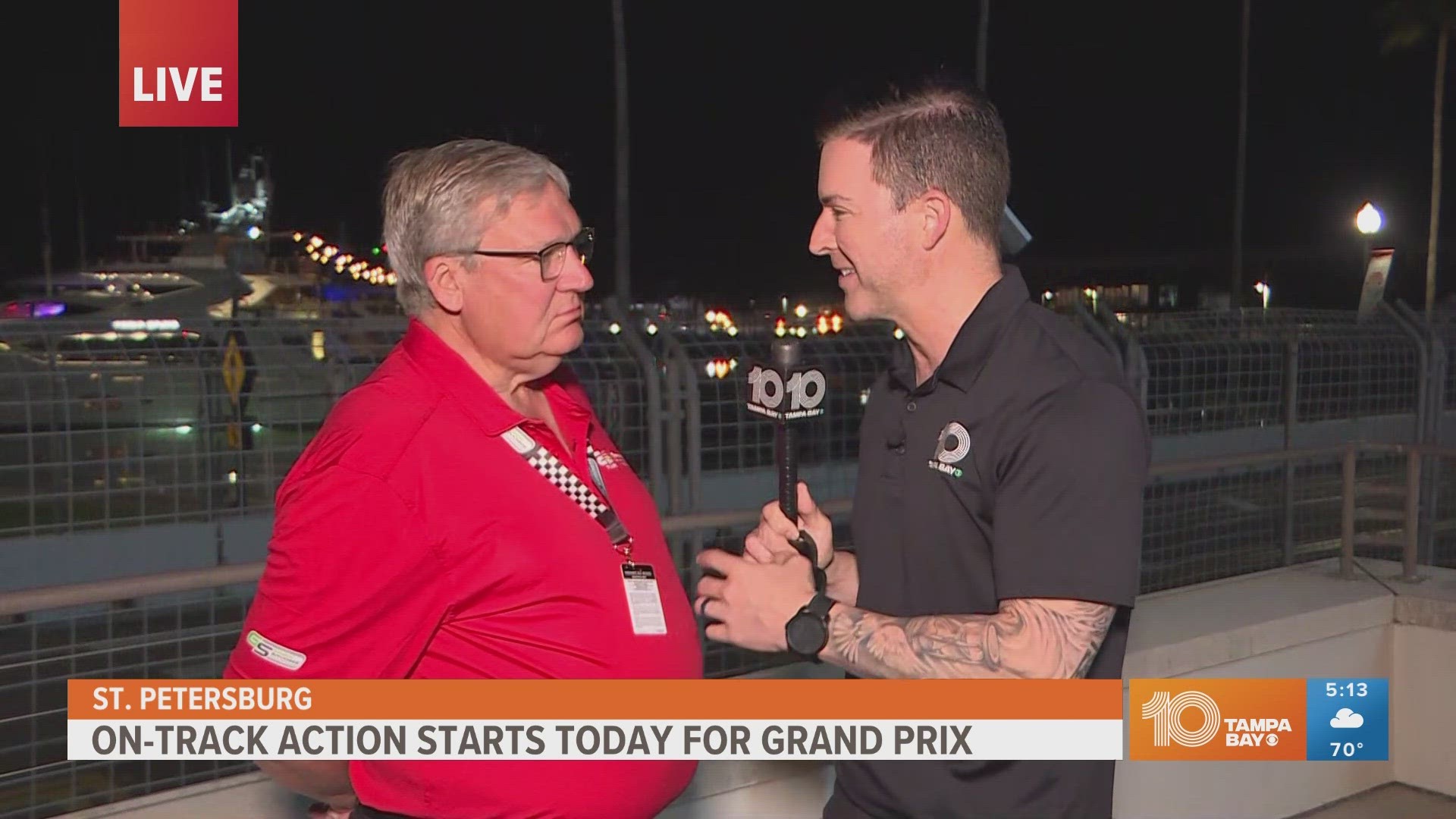 Crews setting up for start of Firestone Grand Prix in St. Pete | wtsp.com