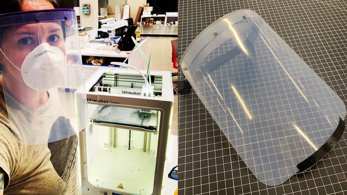 UT's Fab Lab makes face shields for Tampa's health care workers | wtsp.com