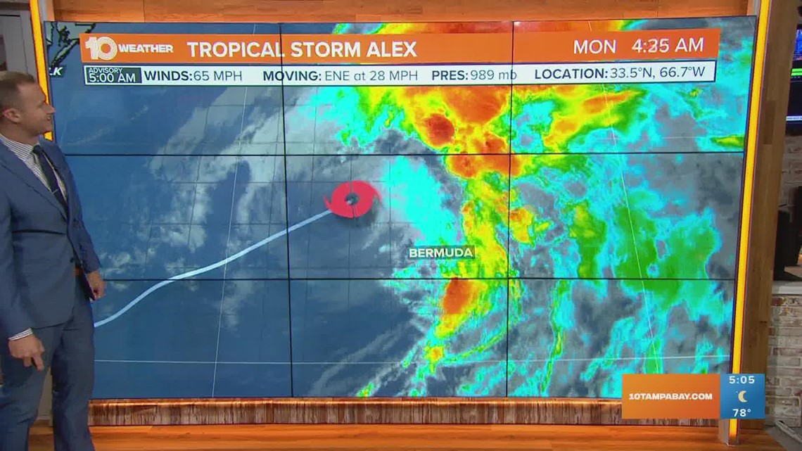 Tracking the Tropics: Tropical Storm Alex heading toward Bermuda | wtsp.com