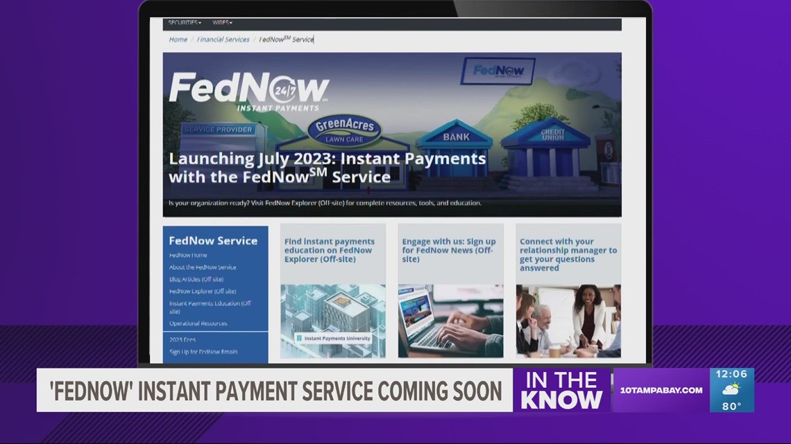 'Fednow' instant payment service coming in July | wtsp.com