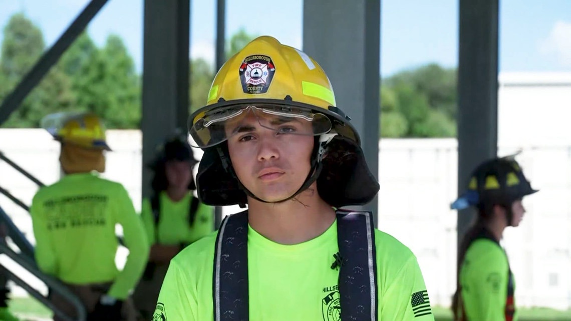 Teens in Hillsborough County get hands-on firefighter training | wtsp.com