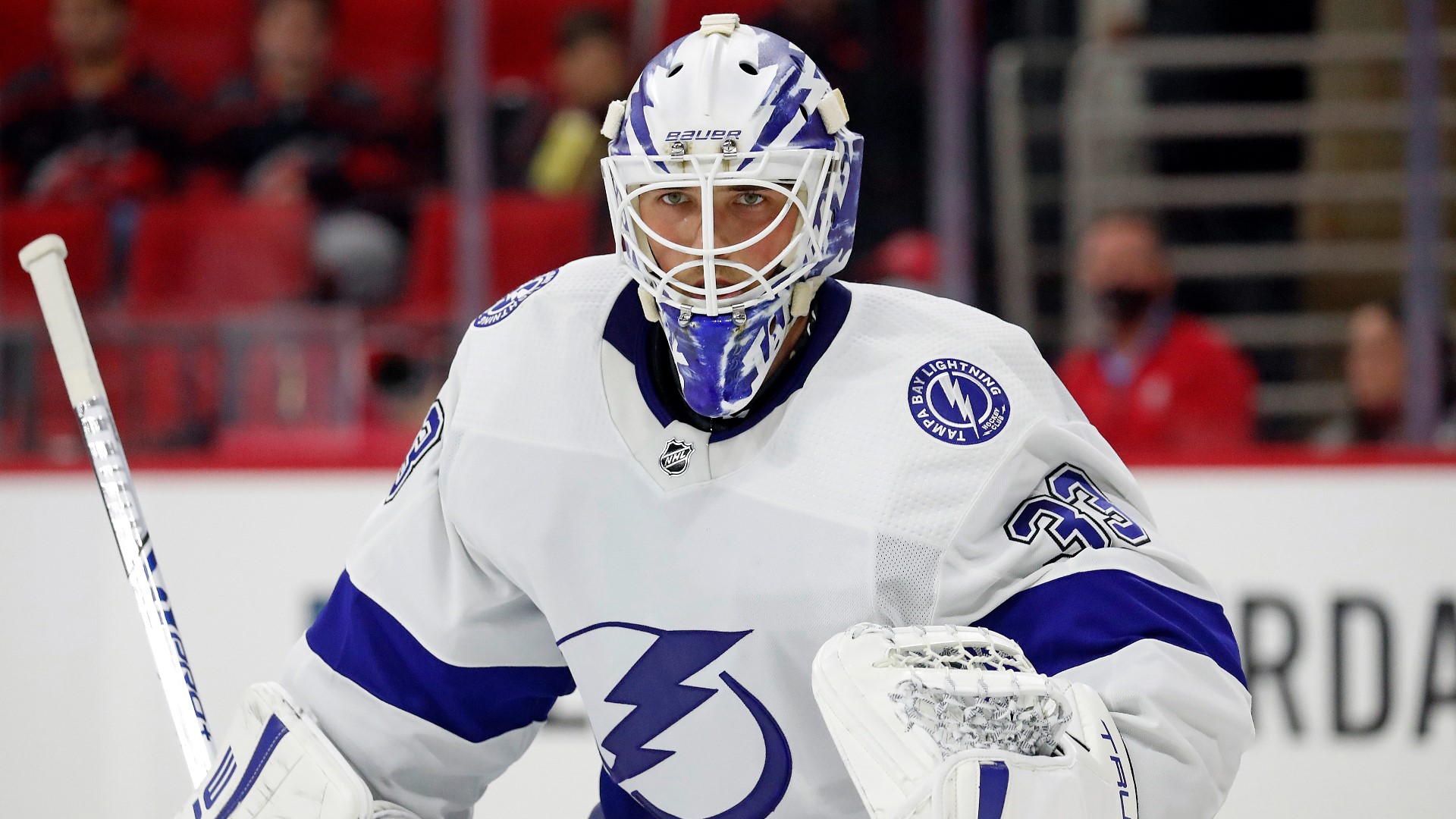 Bolts re-sign goaltender Maxime Lagace to 1-year, 2-way contract | wtsp.com