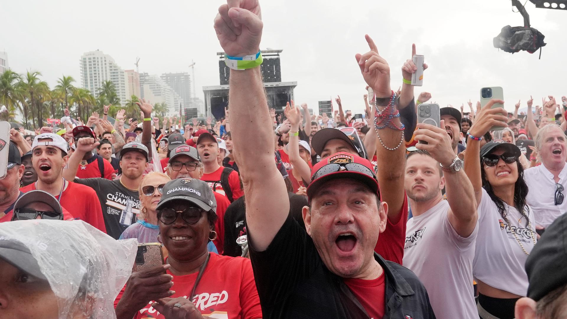Florida Panthers celebrate Stanley Cup win with parade | wtsp.com