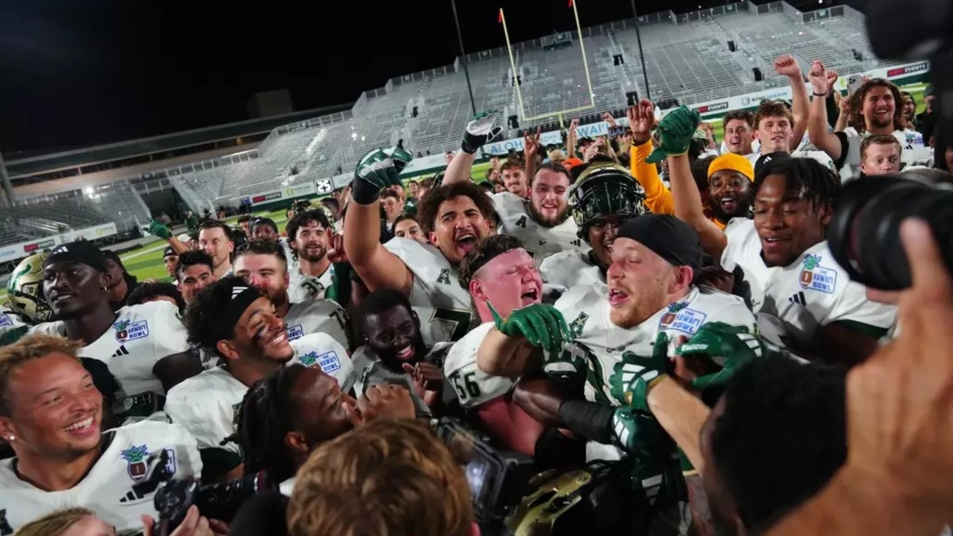 USF Bulls beat San Jose State Spartans after 5th overtime at Hawaii ...