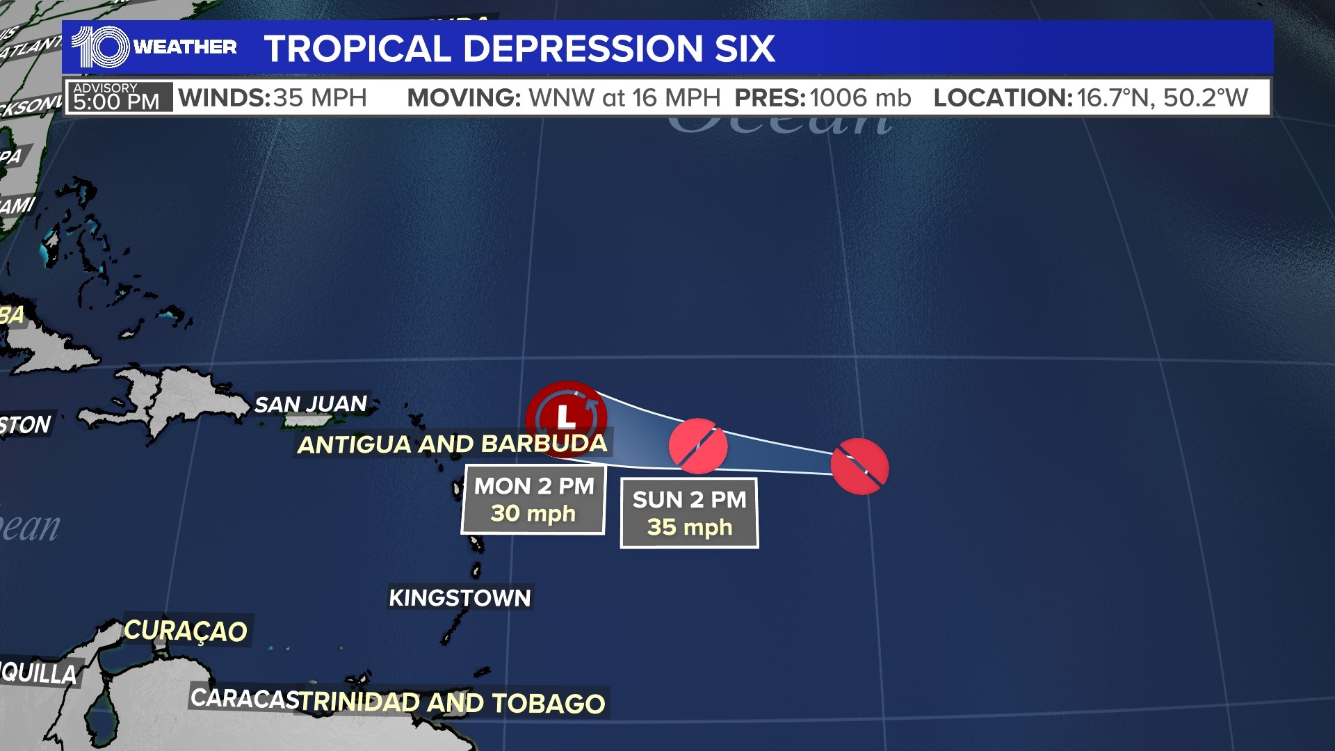Tropical weather outlook shows 4 areas worth watching: NHC | wtsp.com