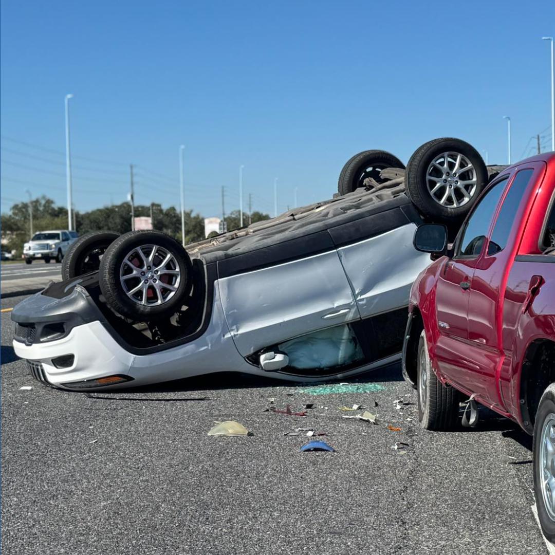 Rollover crash shuts down part of Cortez Boulevard in front of Aldi in ...